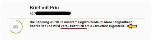 Ware als Prio versendet, Sendungsverfolgung sagt z... - eBay ...